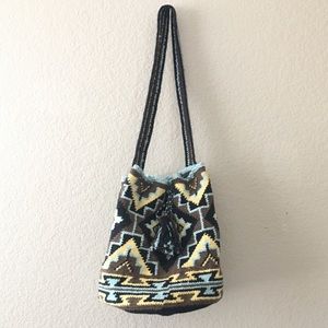 Bags | Handmade Crochet Boho Aztec Bag | Poshmark